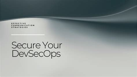 How Can You Improve Security Architecture Communication In Devsecops