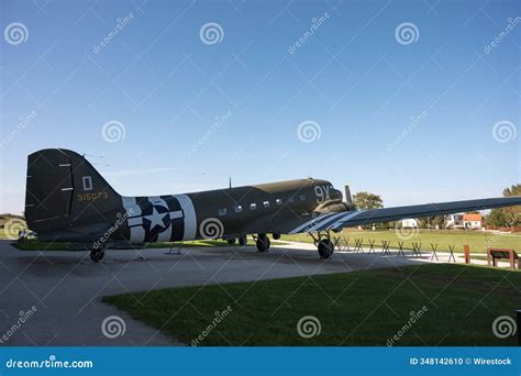 Detail Of The American Twin Engine Douglas C 47 Dakota Skytrain