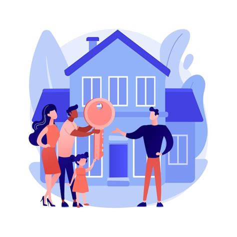 Premium Vector Real Estate Abstract Concept Vector Illustration