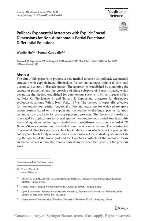 Pdf Pullback Exponential Attractors With Explicit Fractal Dimensions