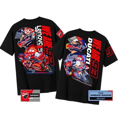 Marc Marques เสื้อยืด Weare Ducatigersinilenuvomotorgp เสื้อยืดcan