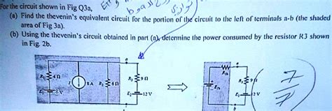 Solved Find The Thevenins Equivalent Circuit By Using Source