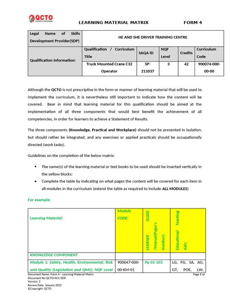 Form 4 Learning Material Matrix Pdf