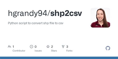 github hgrandy94 shp2csv python script to convert shp file to csv
