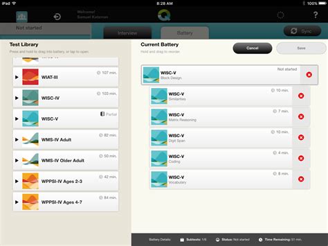 Q Interactive Add Remove Or Move Subtests On The Assess App