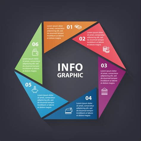 Premium Vector Vector Colorful Loop Infographic Template For Diagram Graph Presentation And