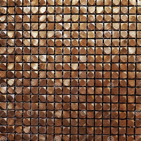 Brown Mosaic Ceramic Tile With Geometric Pattern For Wall And Floor