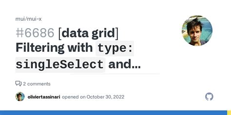 Data Grid Filtering With `type Singleselect` And Dynamic