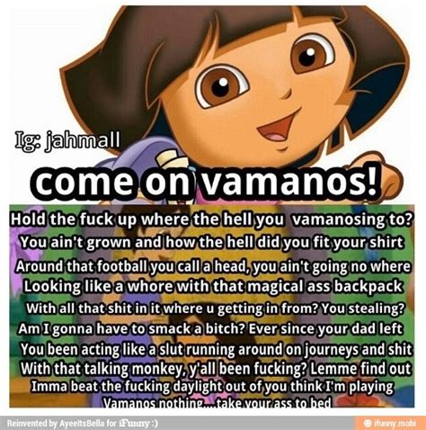 Vamanos Funny Picture Quotes Some Jokes Dora Funny