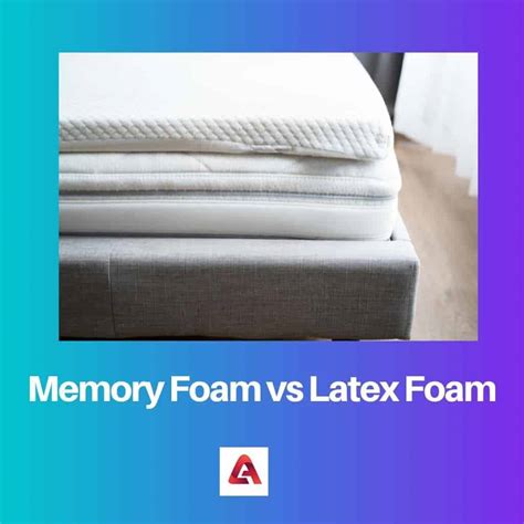 What Is The Difference Between Latex And Memory Foam At Gary Razo Blog