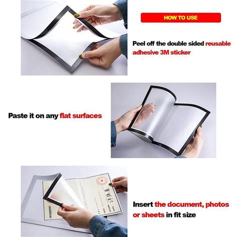 Magnetic Photo Frame Home A4 A3 Certificate Protec Vicedeal