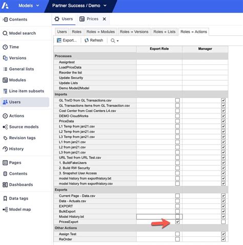 export anaplan data with non wsa user anaplan community