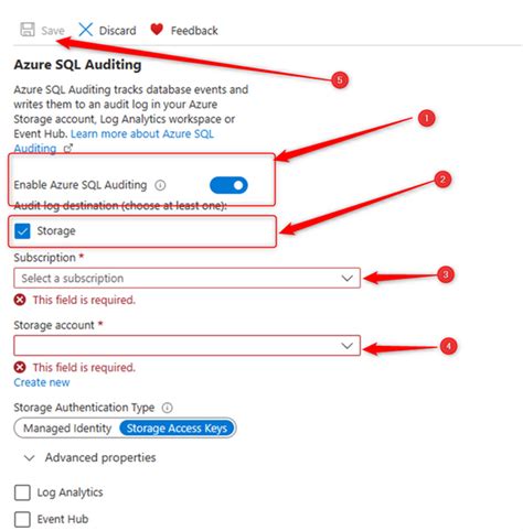 How To Enable Auditing For Azure Sql Database