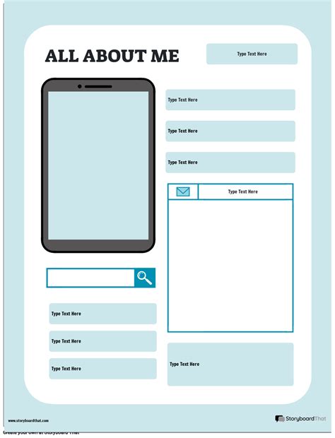 All About Me Posters Free Storyboard That Templates 2025