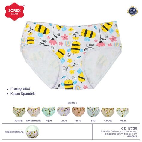 Jual cd celana dalam wanita remaja abg sorex seri 13307 13280 13289 ...