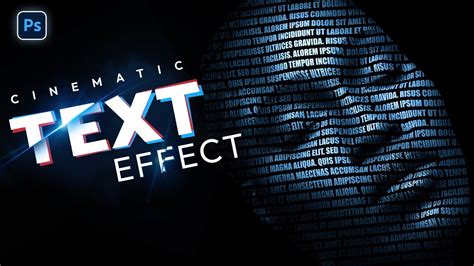 Text Portrait Effect In Photoshop Photoshop Tutorial Youtube