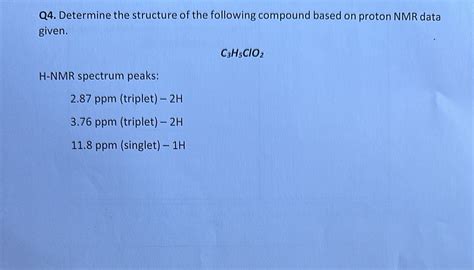 Solved Q4 ﻿determine The Structure Of The Following