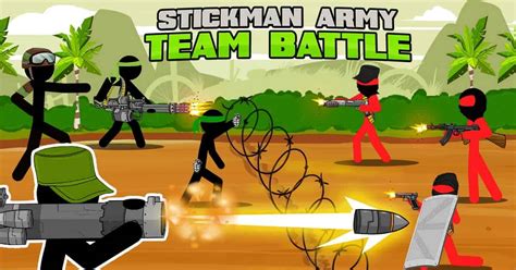 Stickman Army Team Battle 🕹️ Mainkan Di Crazygames