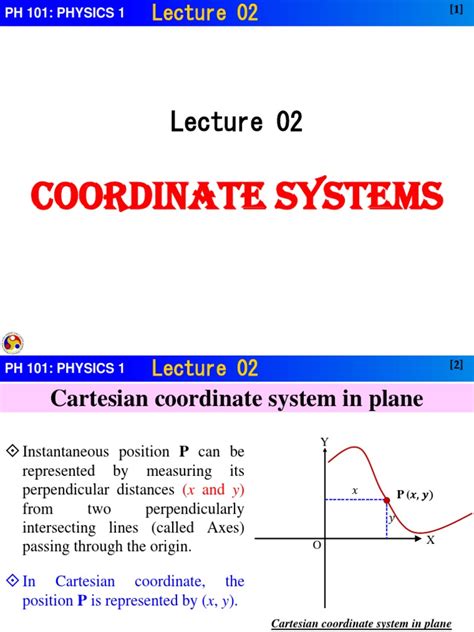 2021 ph101 lecture02 1 iit pdf euclidean vector cartesian