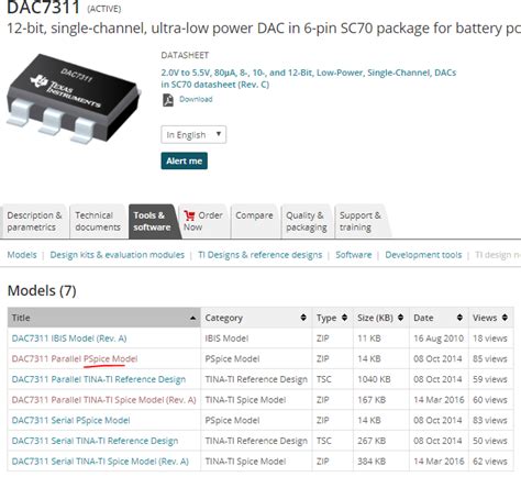 Tinaspicedac7311 Dac7311 Simulation Hardware And System Design Tools Forum Simulation