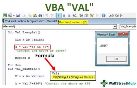 Vba Val Function Definition Syntax Examples How To Use