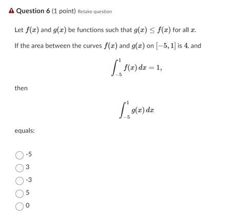 Solved Let F X And G X Be Functions Such That G X F X Chegg Com