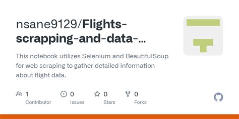 github nsane9129 flights scrapping and data analysis this notebook utilizes selenium and