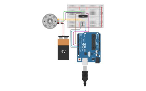 Circuit Design Lab 13 Stepper Motor Tinkercad