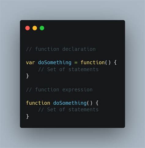 Surya Kumaran On Linkedin The Main Difference Between A Function Expression And A Function