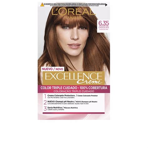 L'Oréal Professionnel Dye EXCELLENCE Creme #6,35-chocolate products ...