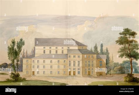 The New German Theater In Pest Side View Josef Schaffer Austria