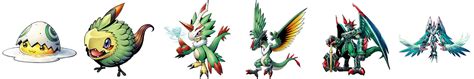Pteromon Zephagamon Line By Digivolutenary On Deviantart
