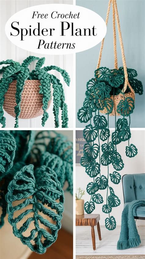 How To Crochet Spider Plant Crochet Spider Plant Leaves Free Crochet