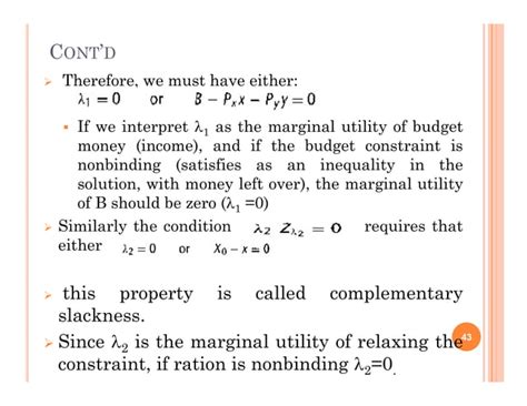 Chapter 2 Constrained Optimization Lecture Notepdf Physics Science