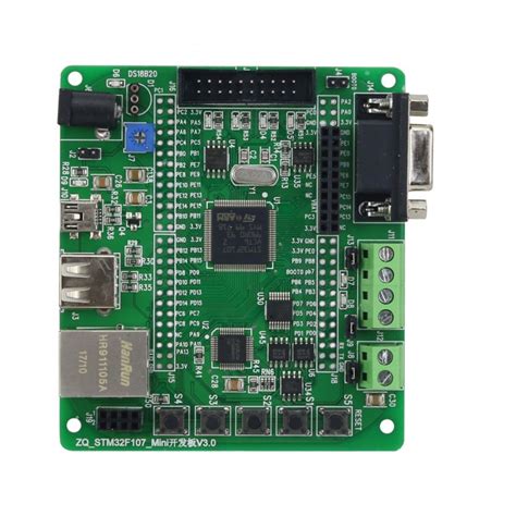 stm32f107vct6 development board with rc522 2 can supporting rf module