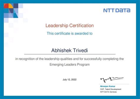 Abhishek Trivedi On Linkedin Nttdataservices