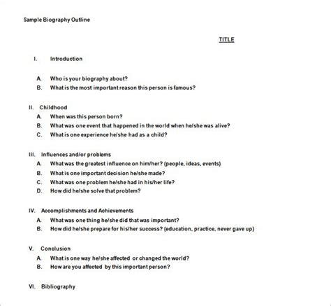 35 Outline Templates Free Word Pdf Psd Ppt
