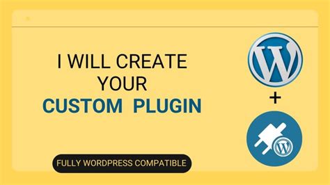 i will create your custom wordpress plugin by codeur creatif
