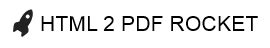 HTML To PDF Converter HTML PDF Rocket