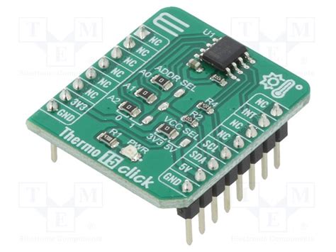 Thermo 15 Click Mikroe Click Board Prototype Board Comp Nct75