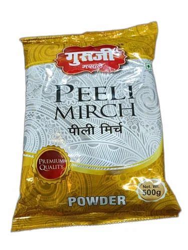 Spicy Peeli Mirch Powder 500g Packaging Type Packet At ₹ 545pack In