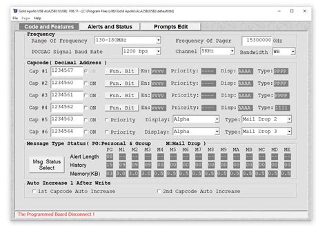 Apollo Programming Software — Waveware Technologies Inc