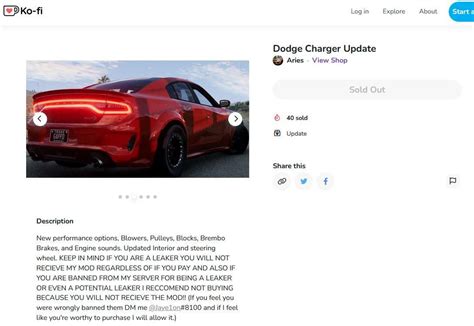 Aries Newest Charger 1 Week Ago Td R Beamng Leaked Mods