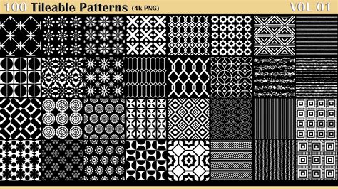 100 Tileable Patterns Vol 01 Flippednormals