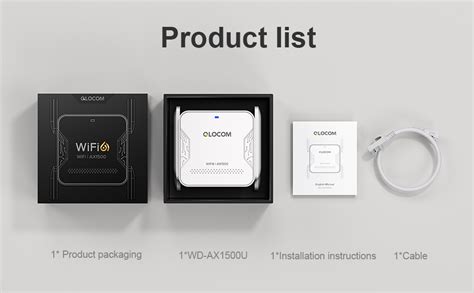 Qlocom 2025 Upgrade Version Wifi 6 Ax1500 Wifi Extender Keystone 4