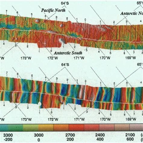 Multibeam Bathymetly A And Magnetic Anomaly Data B From The Time Download Scientific