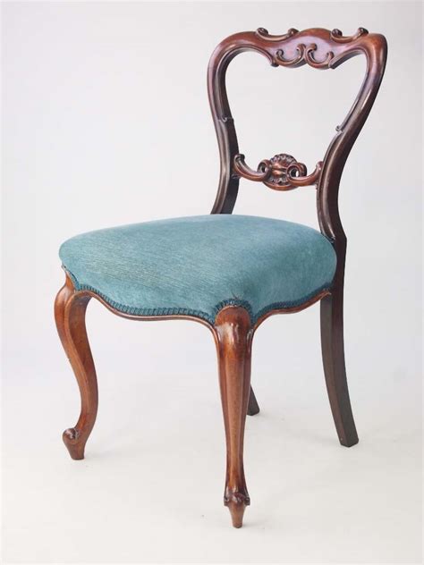 Antique Victorian Rosewood Balloon Back Chair