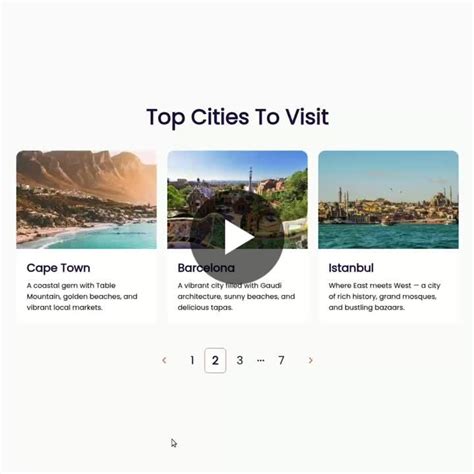 Build This Pagination Using Html Css And Pure Javascript 🚀 Code In The David Mráz 10 Comments
