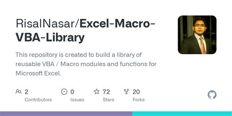 Excel Macro VBA Library Excel Reference Sheet Xlsx At Master RisalNasar Excel Macro VBA