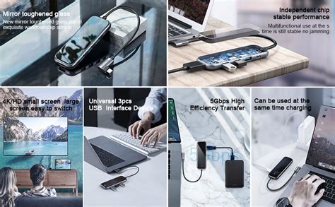 Baseus Multi Function Hub Type C Type C To Xusb Hdmi Sd Tf Pd Gadstyle Bd